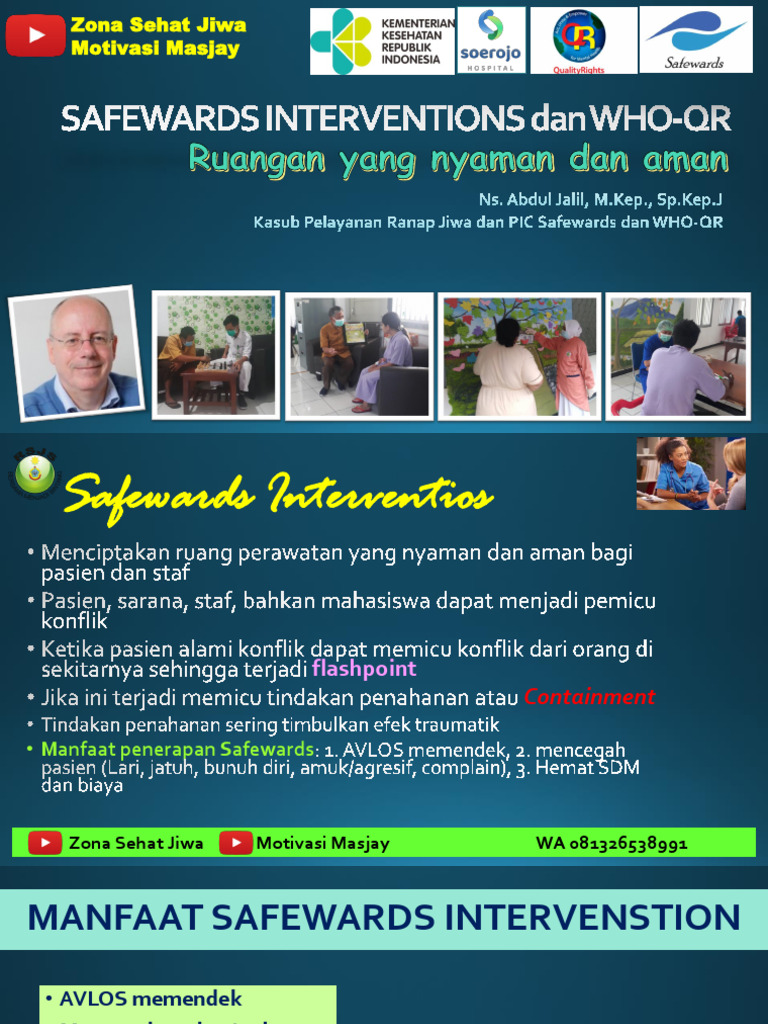 Slide-SAFEWARDS DAN WHO-QR - 22 MEI 2023 | PDF