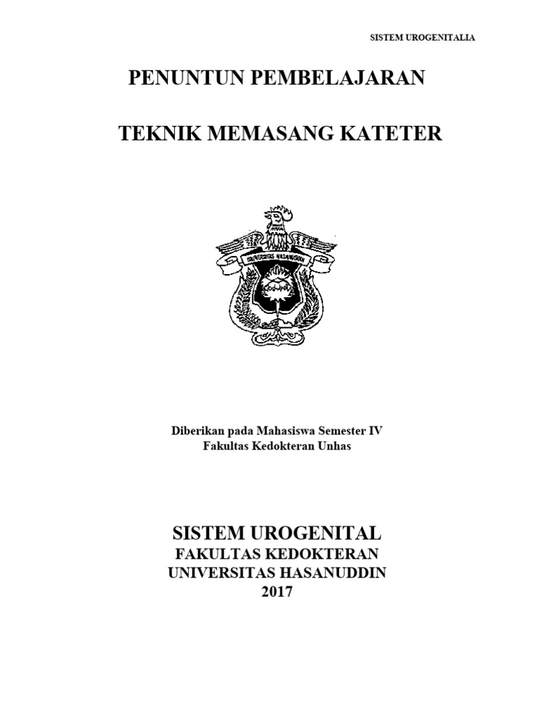 Manual Kateter Pria Dan Wanita | PDF