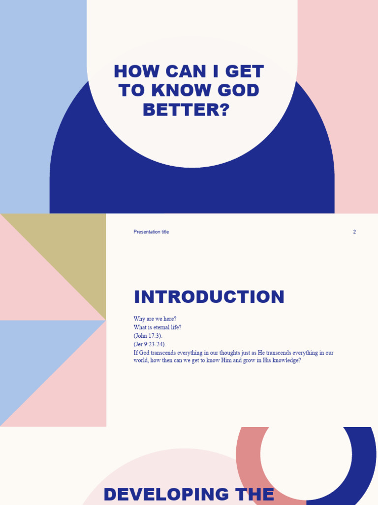Know God Better: Faith, Prayer, Love | PDF | Prayer | God