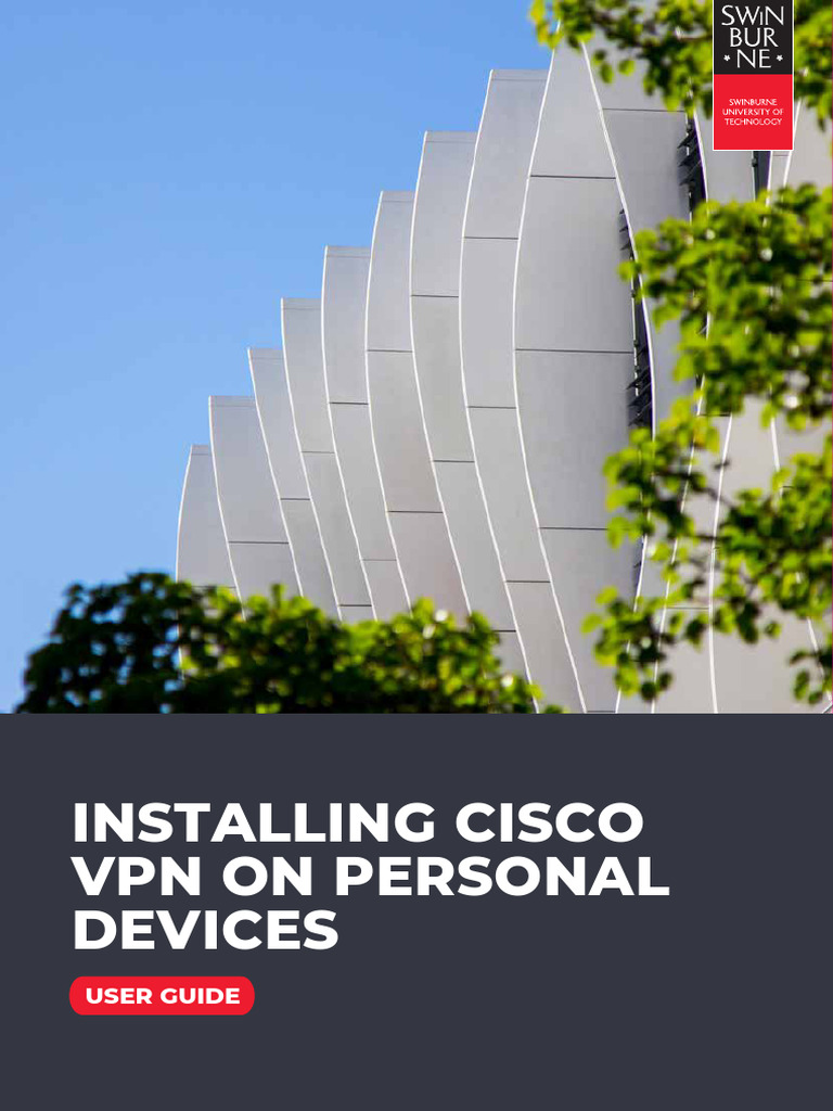 Swinburne VPN Installation Guide Personal Devices | PDF | Microsoft ...