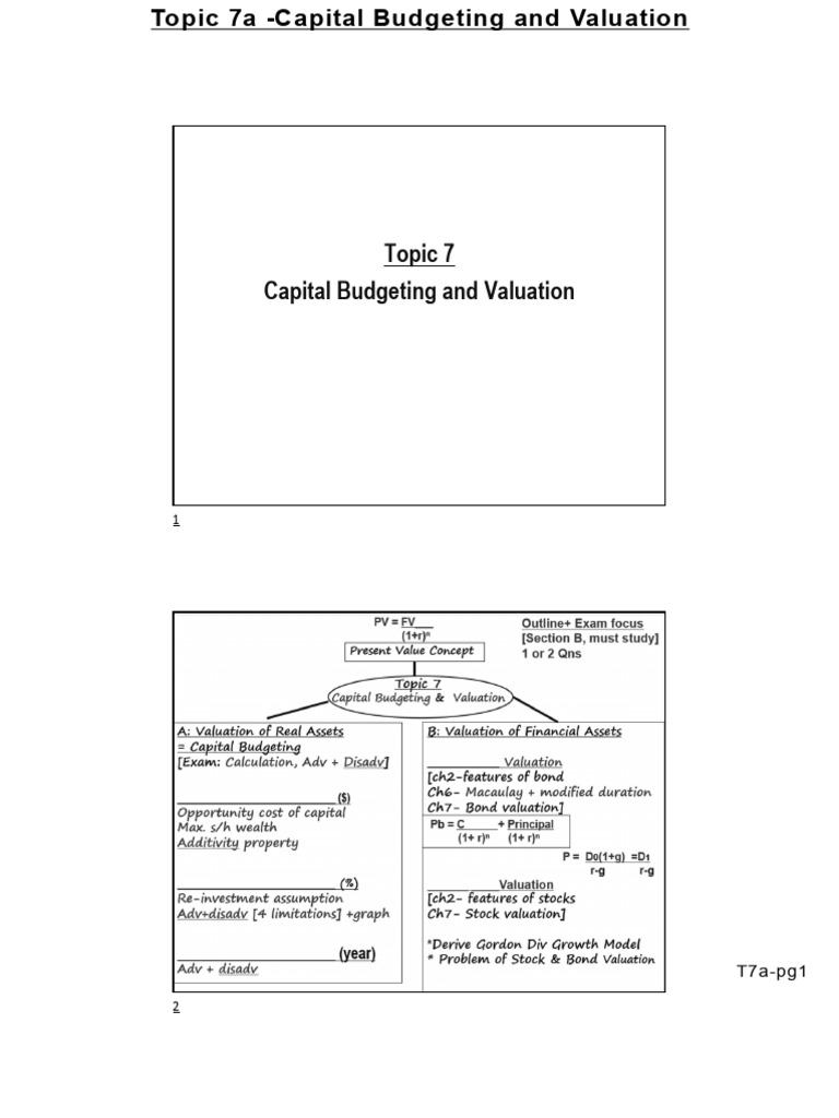 20220910171031HCTAN008C7a Topic7a Capital Budgeting | PDF | Capital Budgeting | Net Present Value
