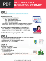 QC E-Services Business Permit | PDF