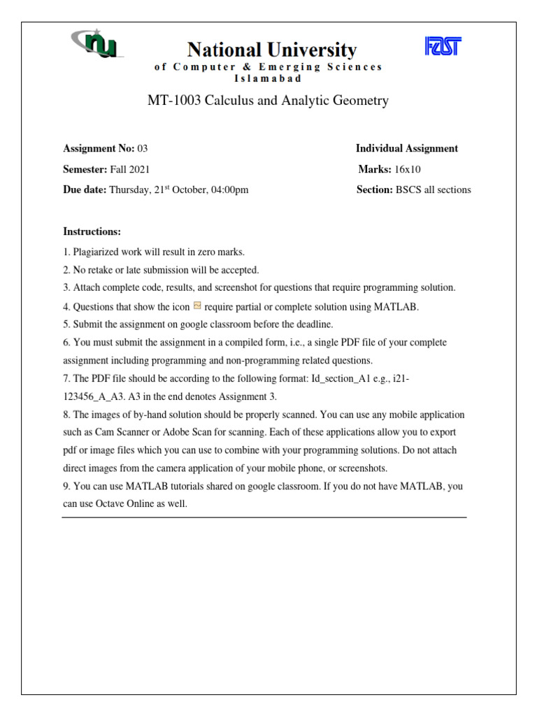 Assignment 3 Solution Pdf Tangent Derivative 
