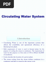 Circulating Water System in Power Plants | PDF | Water | Pump