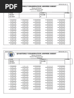 Quiz Bee Scoresheet | PDF