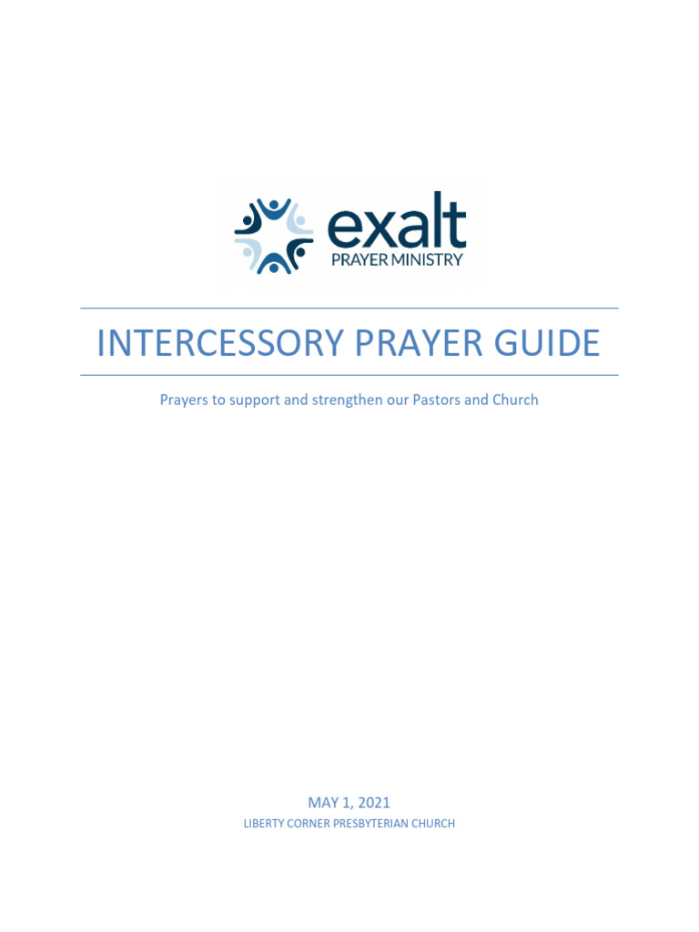 Intercessory Prayer Guide for LCPC | PDF | Prayer | Jesus