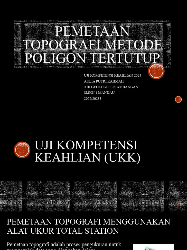 Pemetaan Topografi Metode Poligon Tertutup-1 | PDF