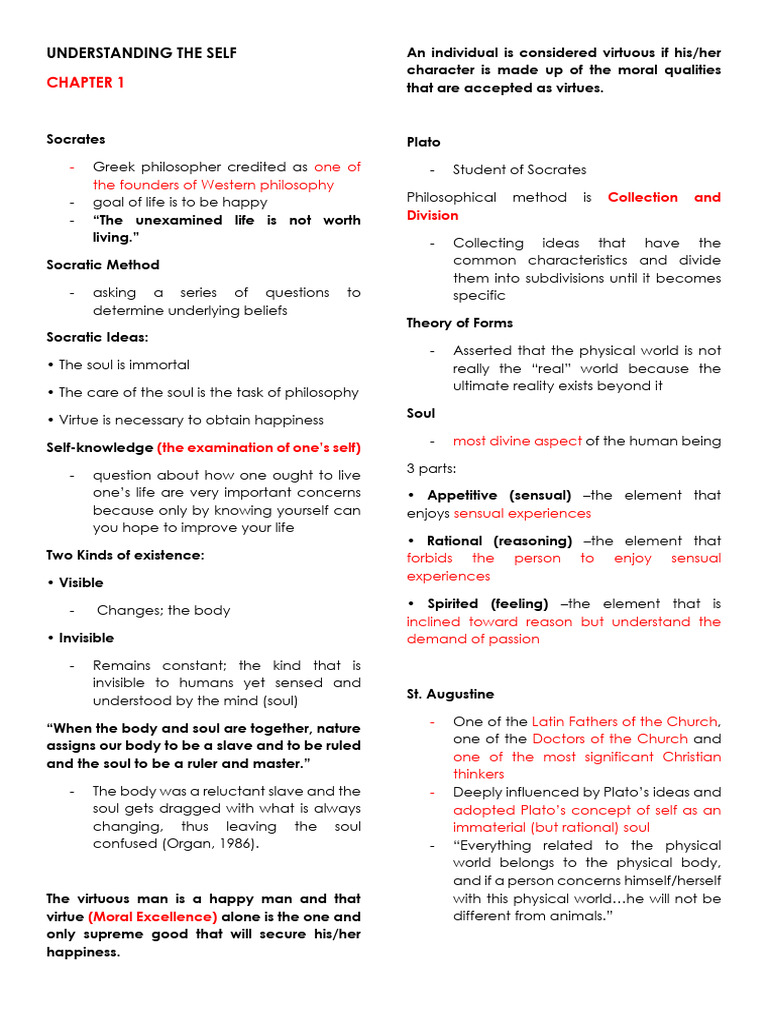 Uts CH1 | PDF | Soul | Mind