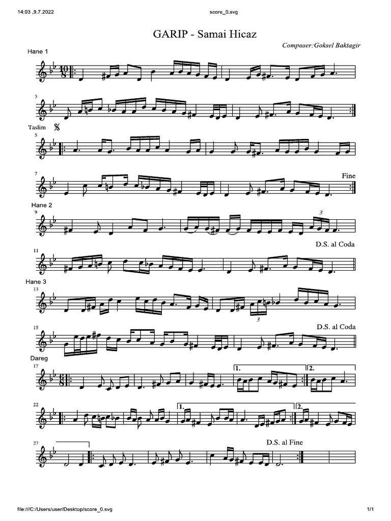 Samai Hijaz Goksel Baktagir | PDF