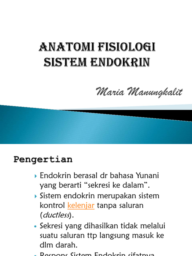 Anfis Sistem Endokrin - Maria | PDF