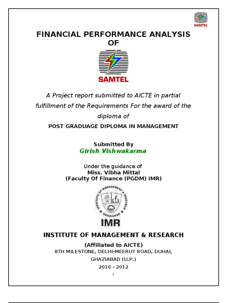Financial Performance Analysis Download Free Pdf Welding Construction