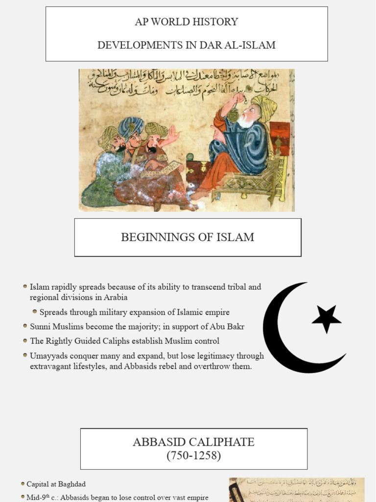 Developments in Dar Al Islam | PDF | History