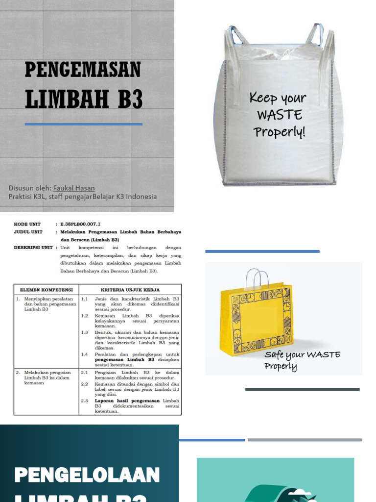 Melakukan Pengemasan LB3 | PDF