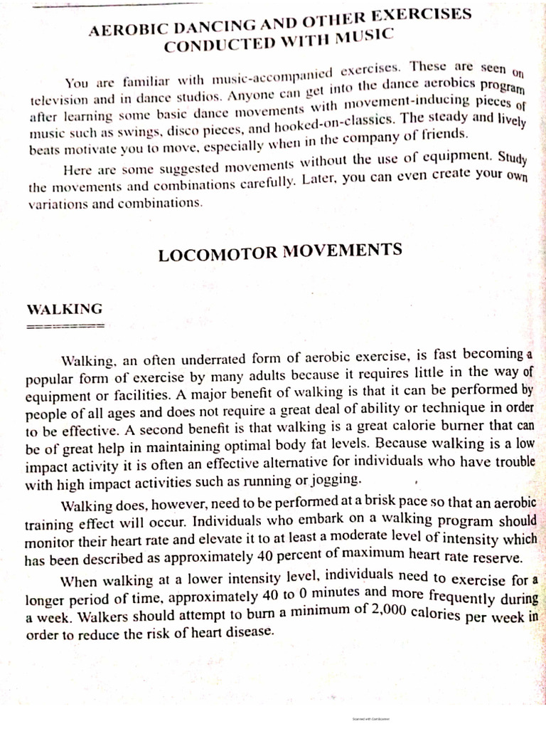 Locomotor and Axial Movements | PDF