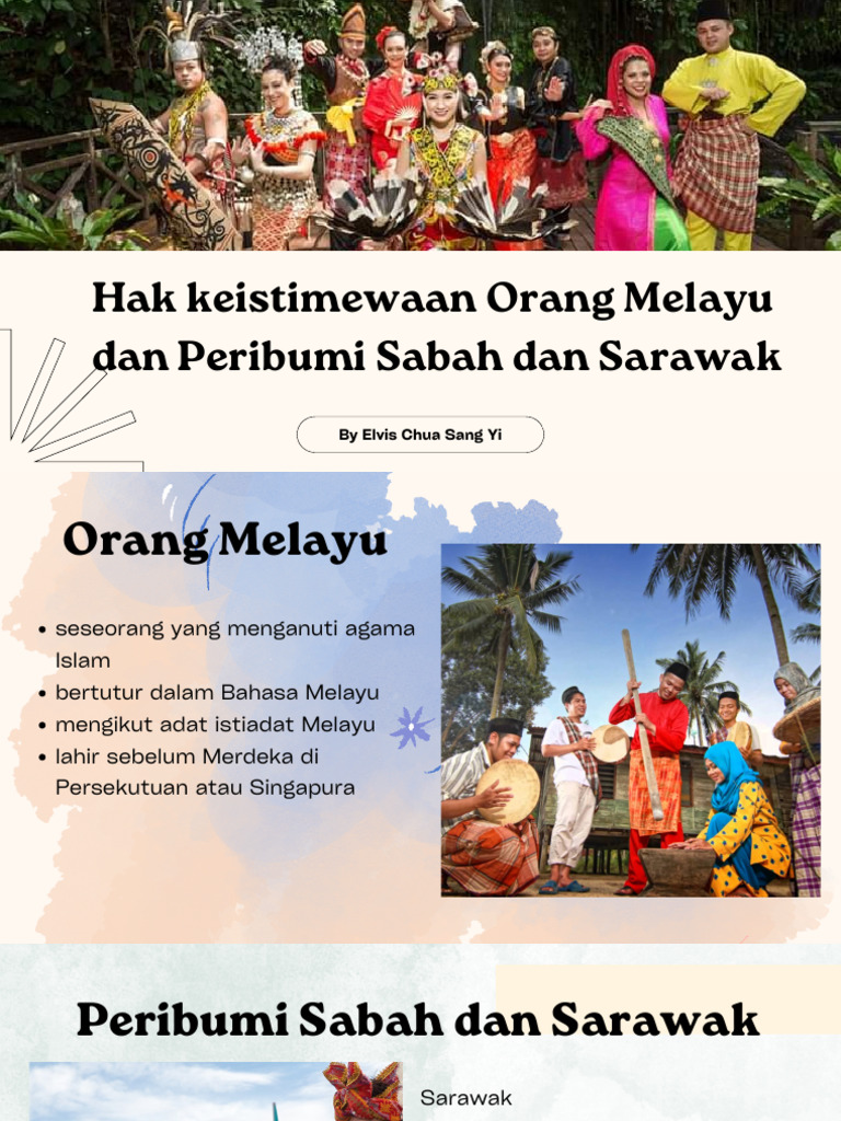 Hak Keistimewaan Orang Melayu Dan Peribumi Sabah | PDF