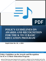 DepEd ORDER No 36 | PDF | Curriculum | Literacy