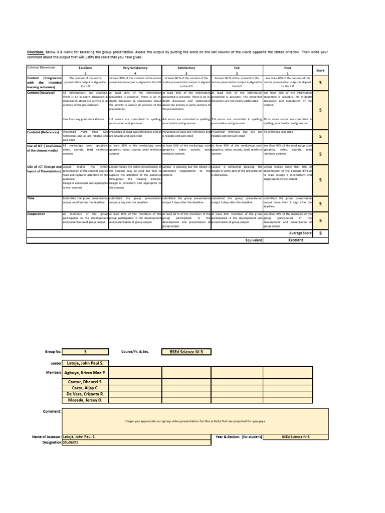 Activity 5 GVP SA Group 3 | PDF