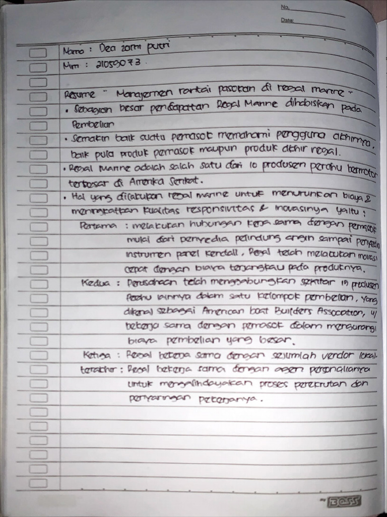 Case Study 2 - Dea Zami Putri | PDF