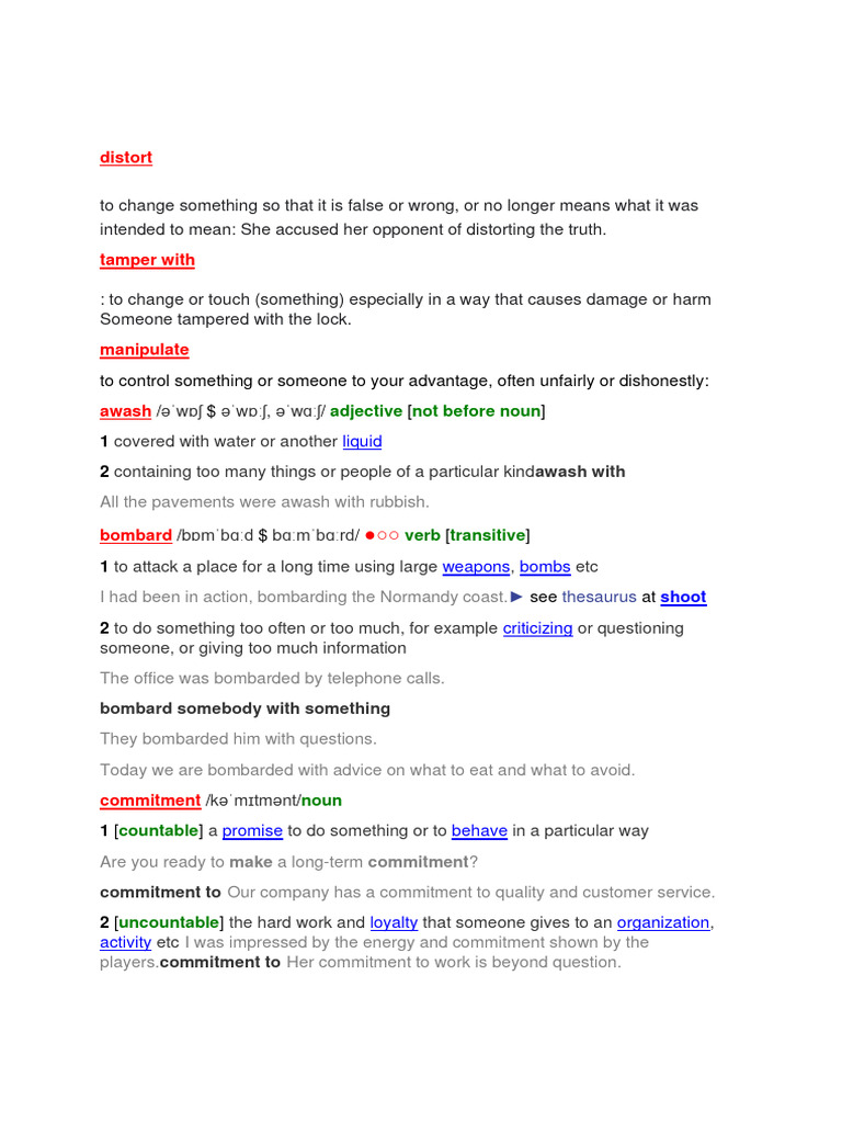 VOCABULARY 6.1 and Adverbs | PDF | Grammar | Linguistic Morphology