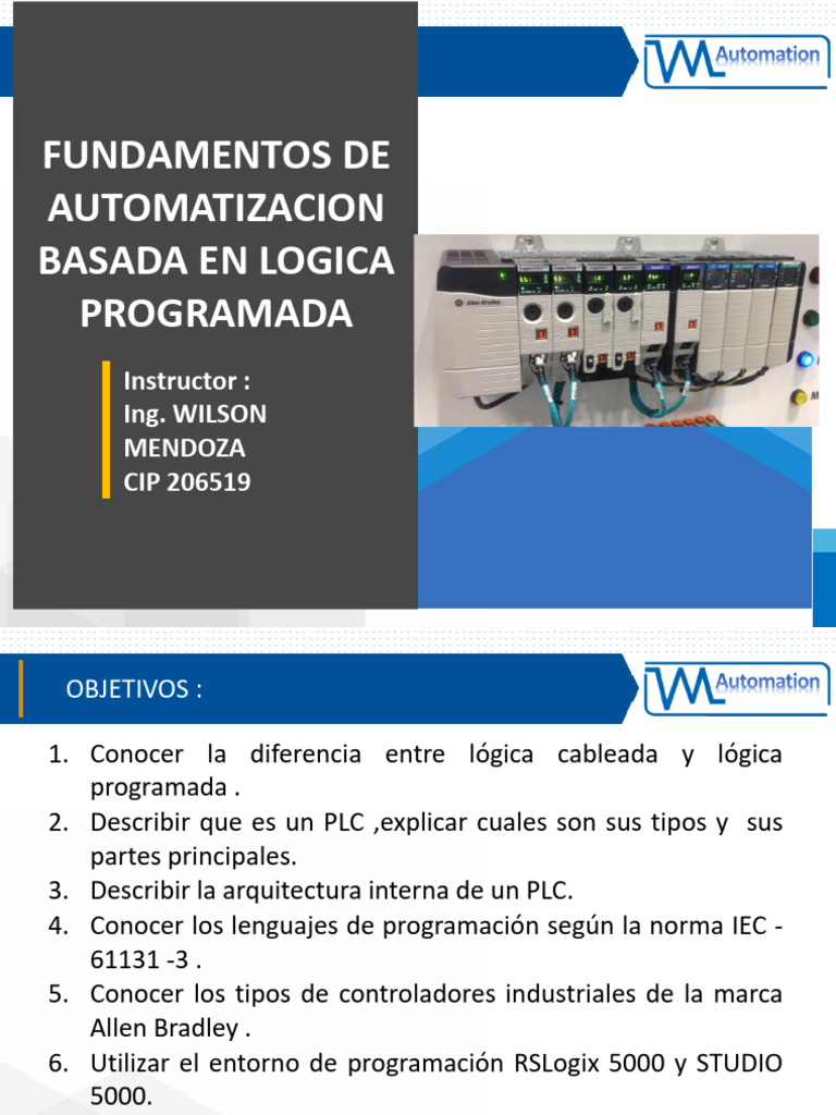Fundamentos de Automatizacion Basada en Logica Programada | PDF | Relé ...