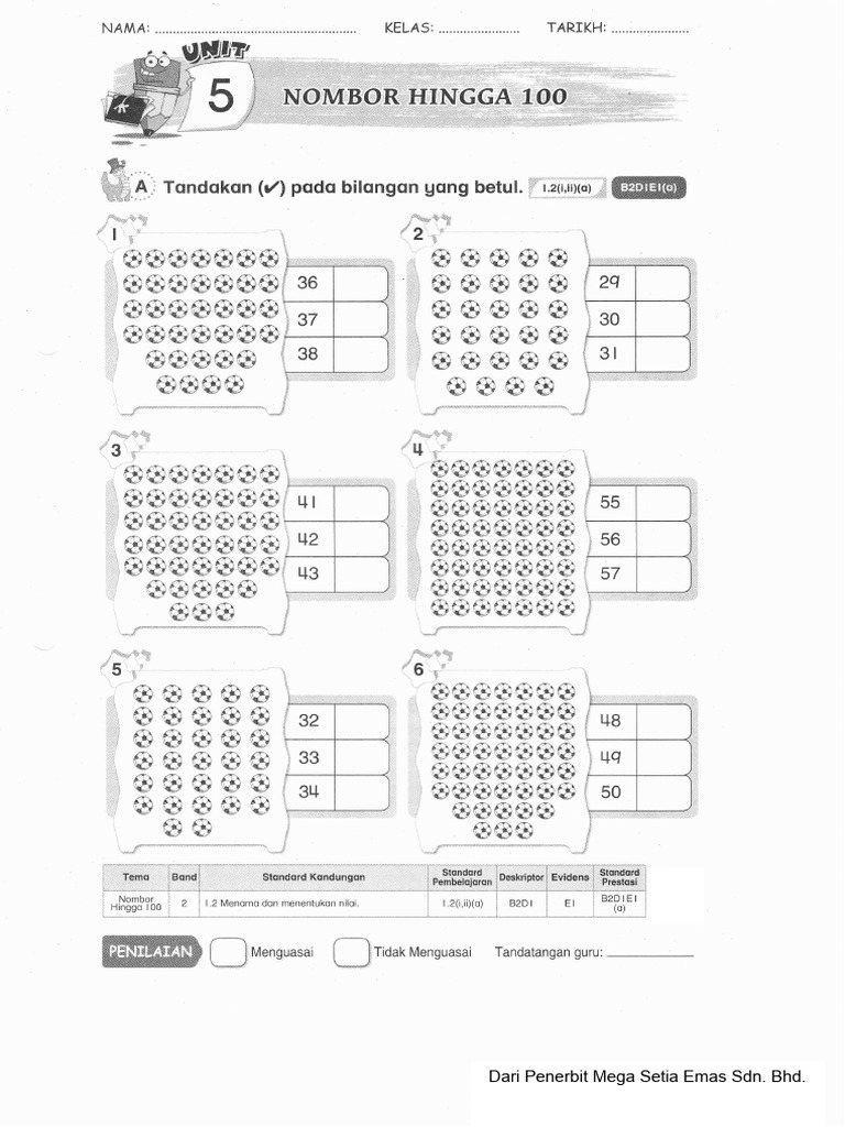 Latihtubi Matematik Tahun 1 Kssr Pdf