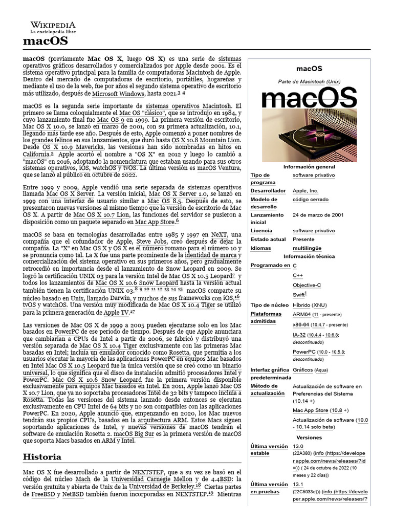Mac OS | PDF | Mac OS | Mac Os X Tiger