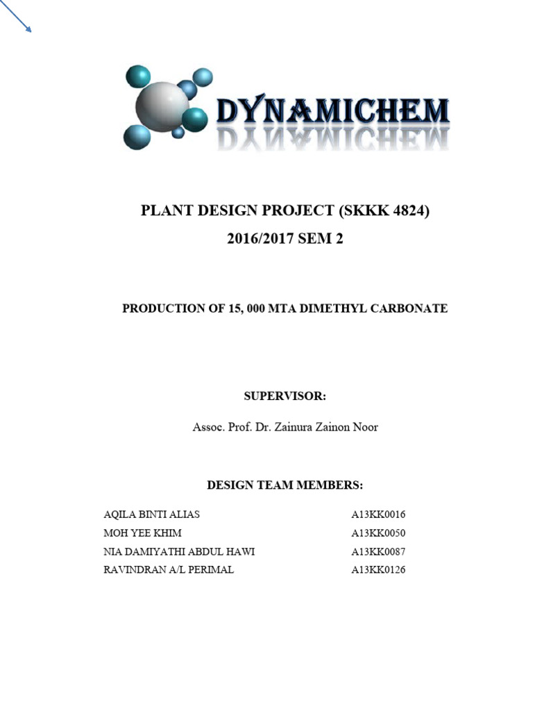 Plant Design Project Final 2 | PDF | Gasoline | Physical Sciences