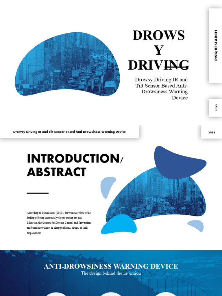 Drowsy Driving | PDF | Arduino | Sensor