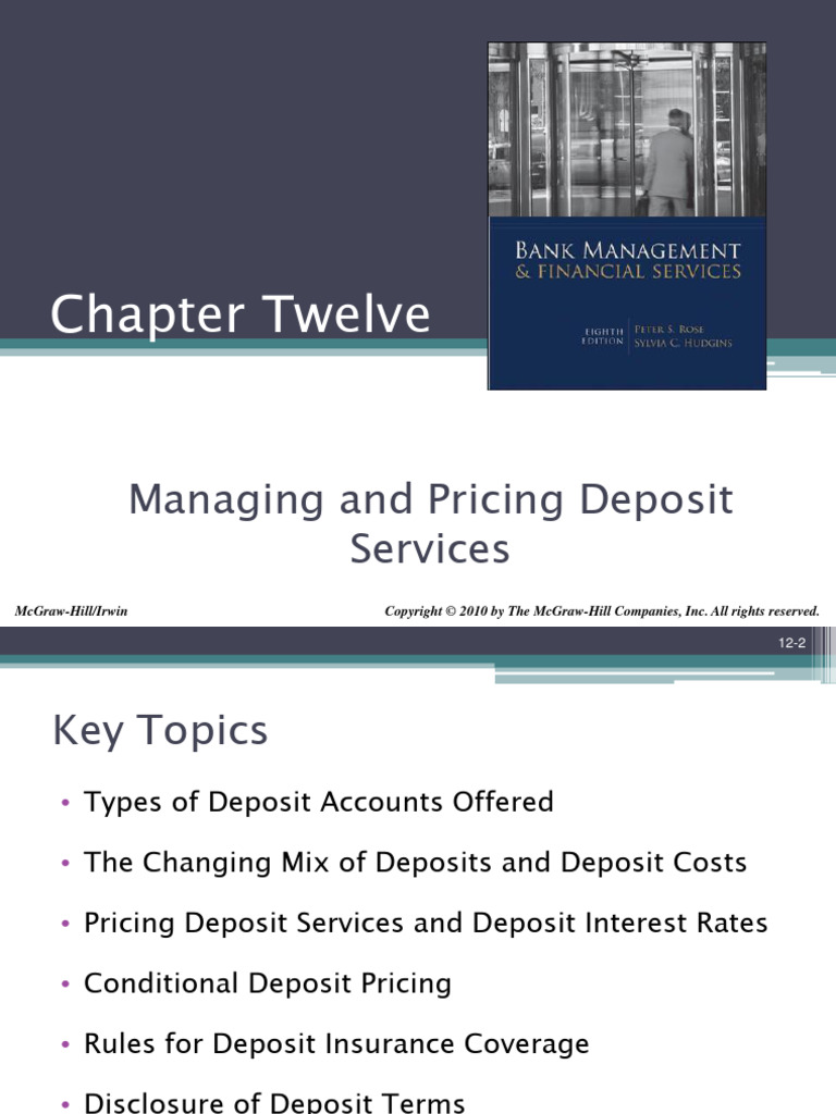 Chapter 12 | PDF | Deposit Account | Banks
