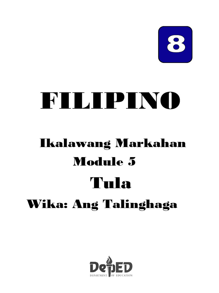 Fil8 Modyul 5 Tula | PDF