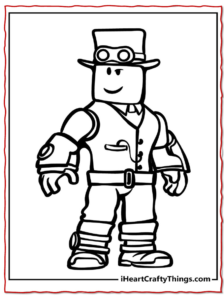 Roblox Coloring Book Content | PDF
