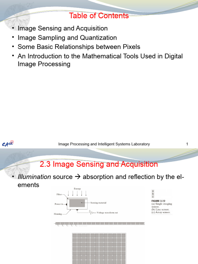04 - 05 - 06 - Unit I - Image Sensing and Acqusition - Sampling ...