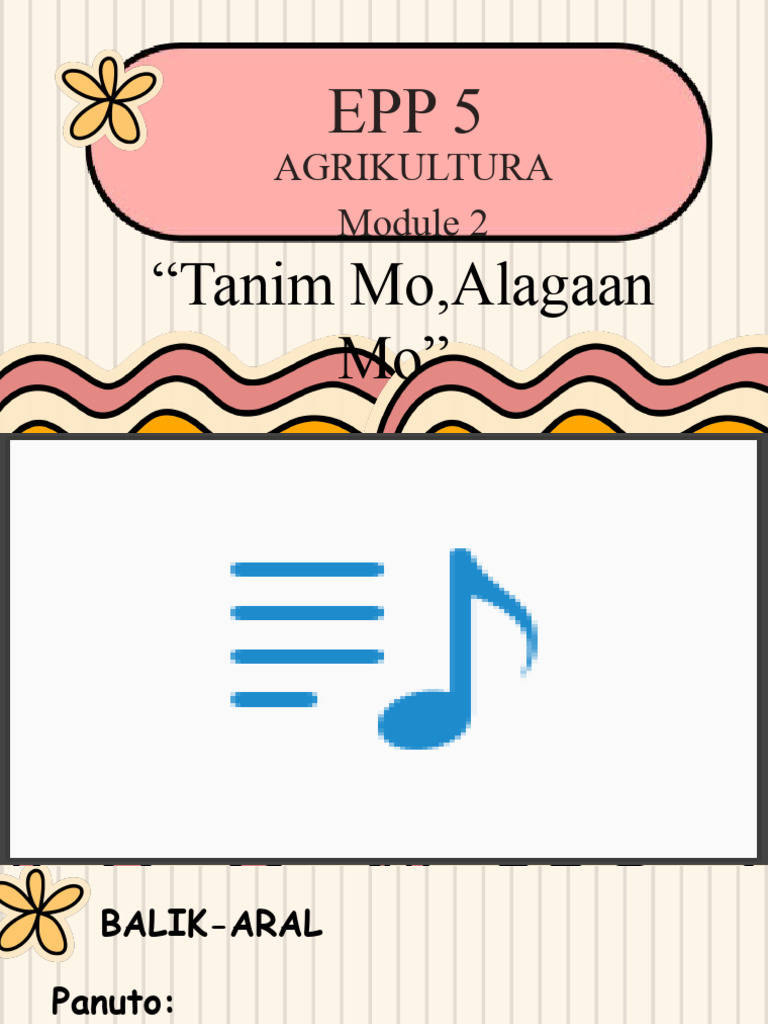 EPP 5 - AGRI Module 2 | PDF