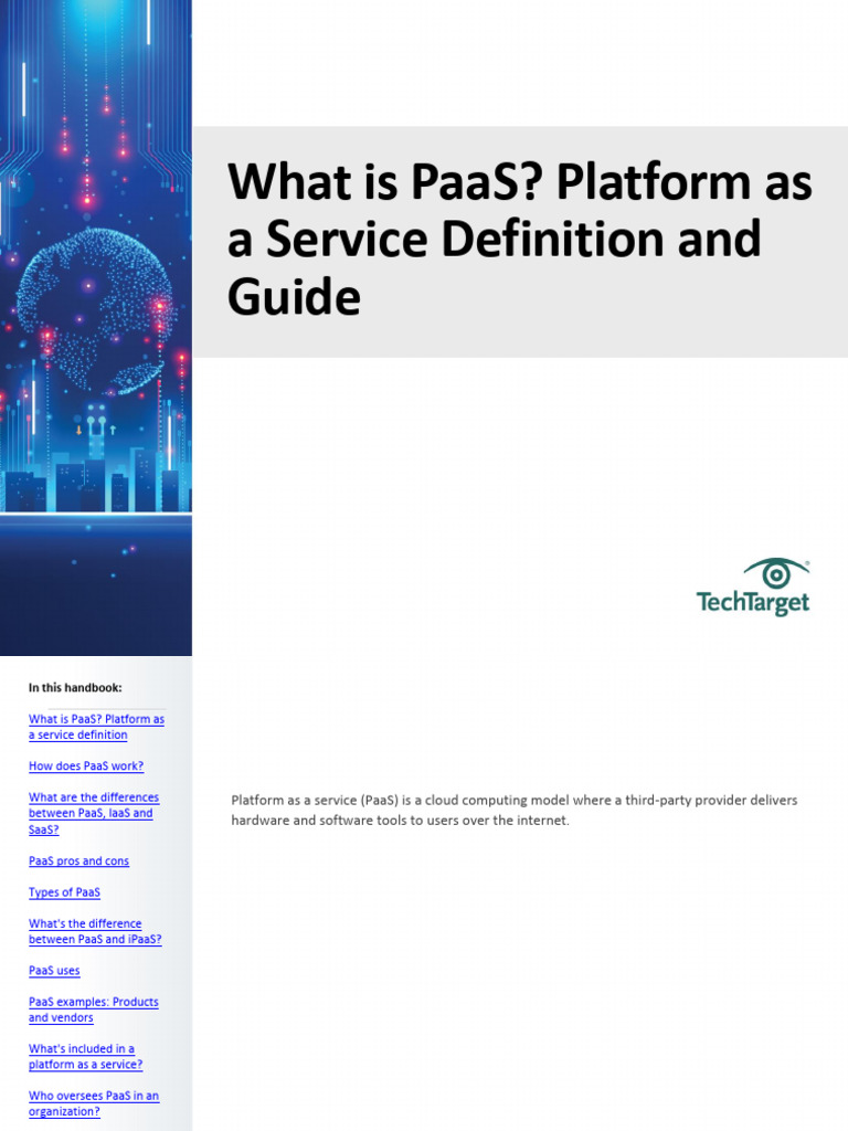 What Is PaaS Platform As A Service Definition and Guide | PDF ...