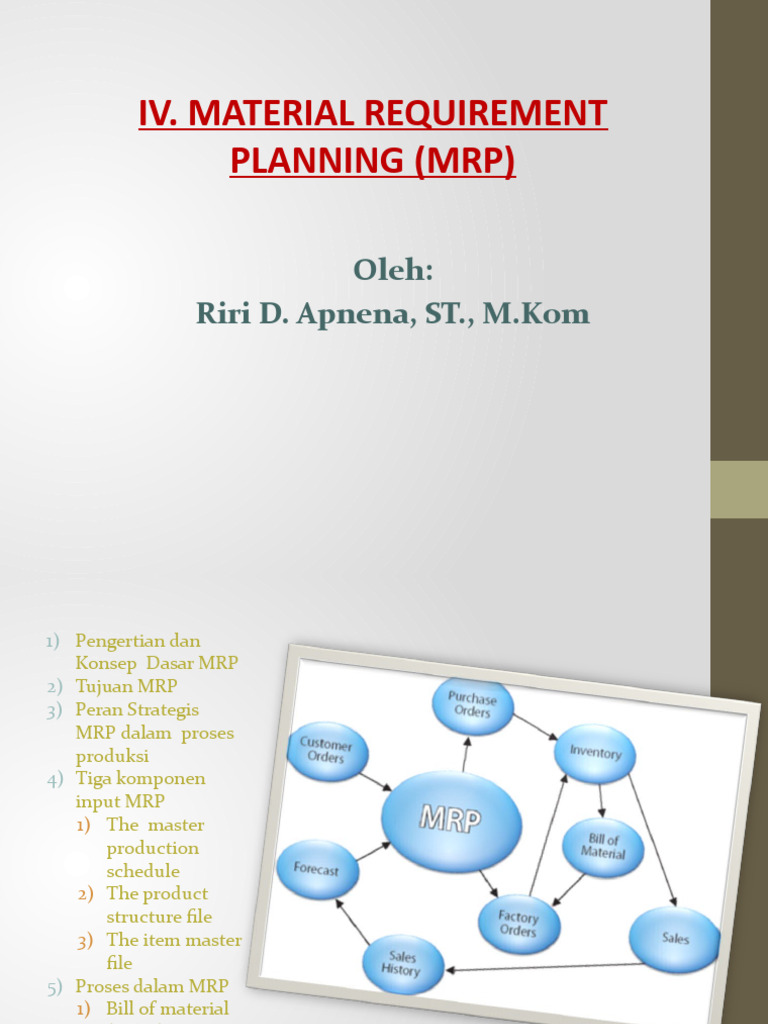 MRP Jit Kanban | PDF