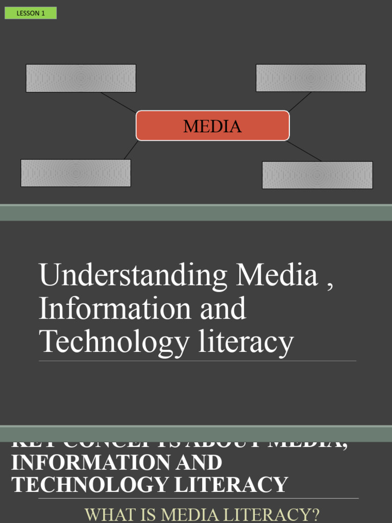 Media: Lesson 1 | PDF