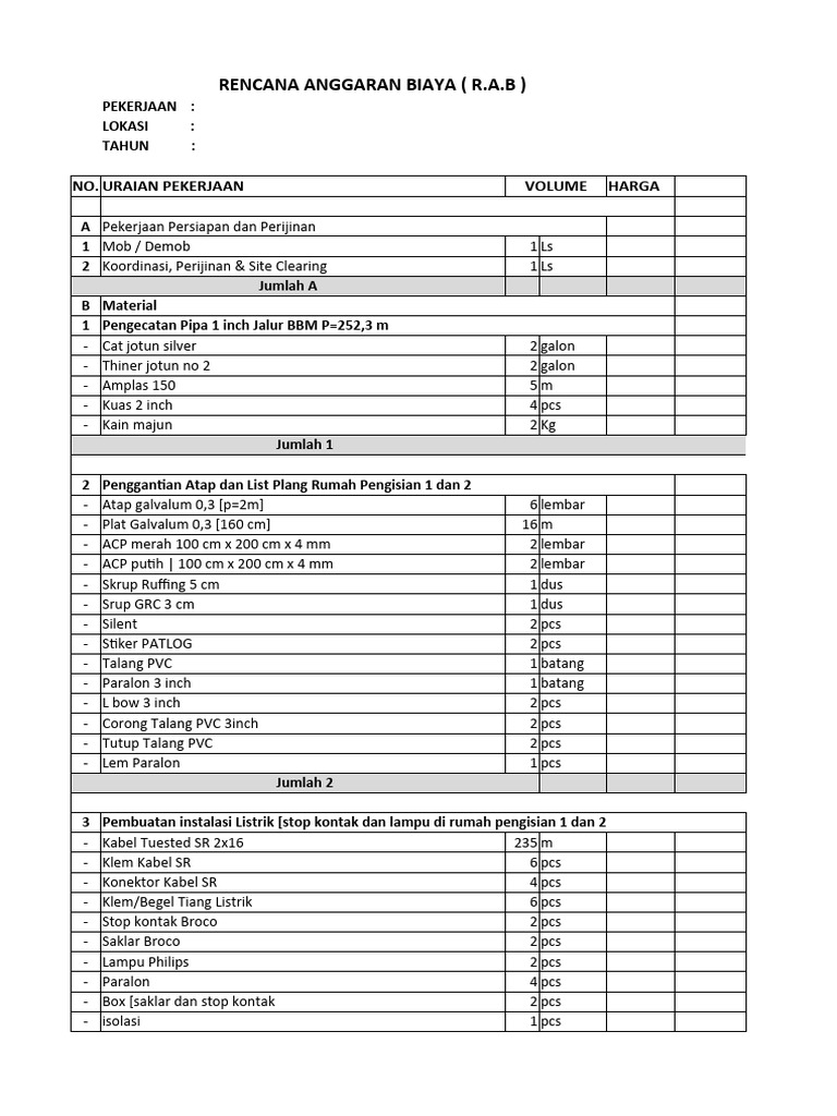 Rab CV Darma Jaya | PDF
