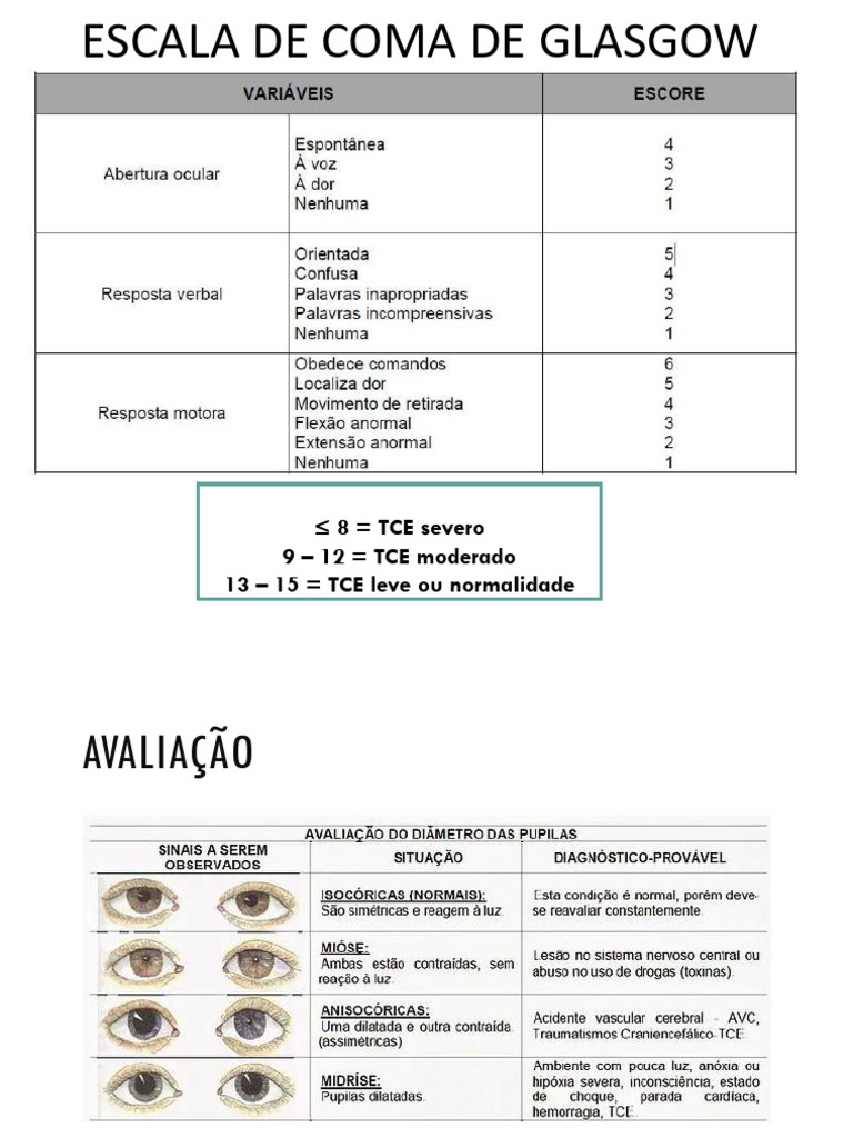 Escalas e Testes de TCE | PDF