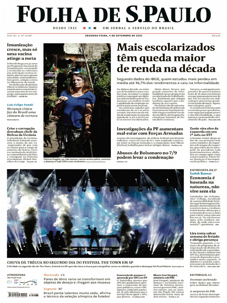 Folha de São Paulo 04092023_compressed | PDF Folha de São Paulo 04092023_compressed | PDF