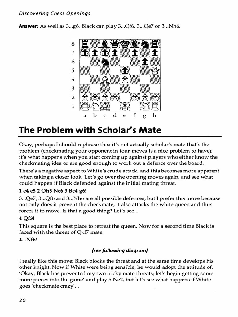 Discovering Chess Openings Building Opening Skills From Basic ...