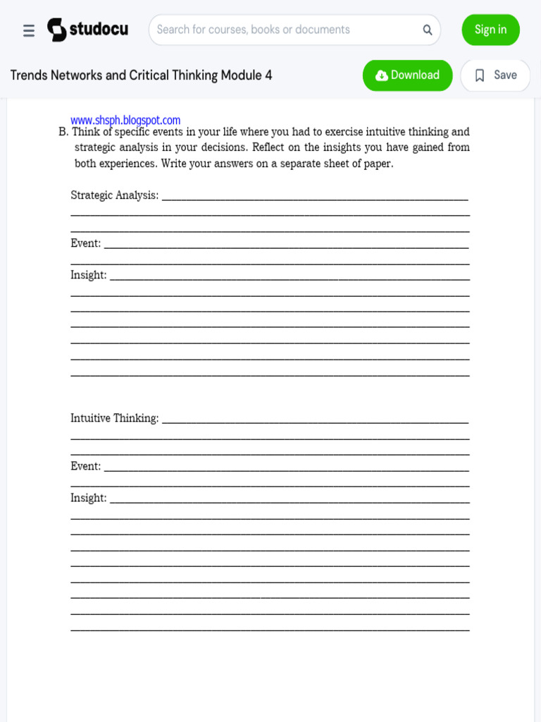 Trends Networks and Critical Thinking Module 4 - Trends, Networks, and ...