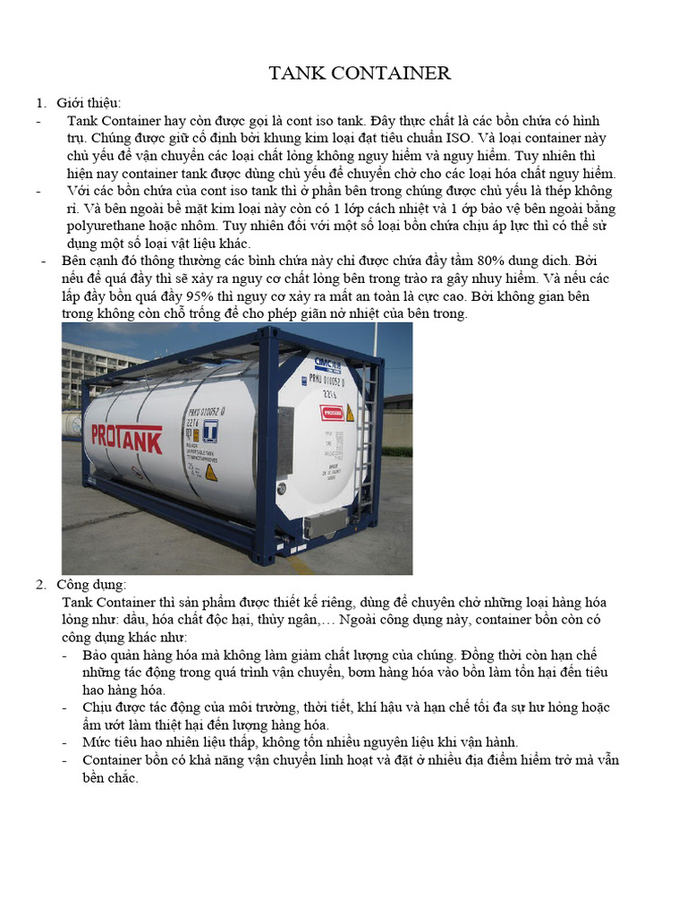 Tank Container | PDF