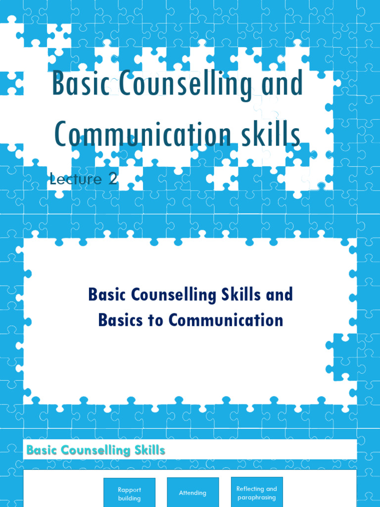 Basic Counselling and Communication Skills | PDF | Empathy ...