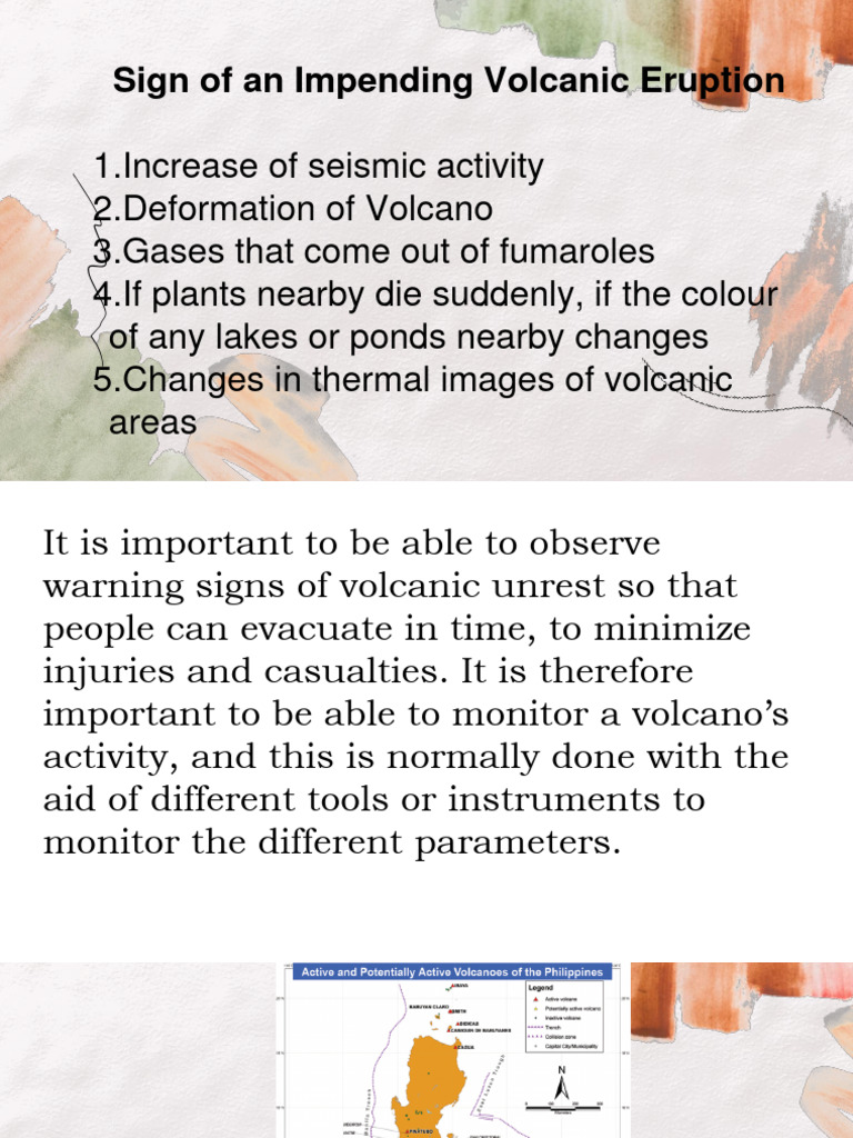 Signs of Impending Volcanic Eruption | PDF | Volcano | Types Of Volcanic Eruptions