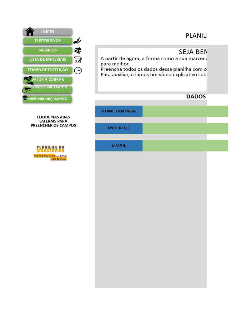 Planilha+Do+Marceneiro +rev03 | Download grátis PDF | Orçamento | Economias Planilha+Do+Marceneiro +rev03 | Download grátis PDF | Orçamento | Economias