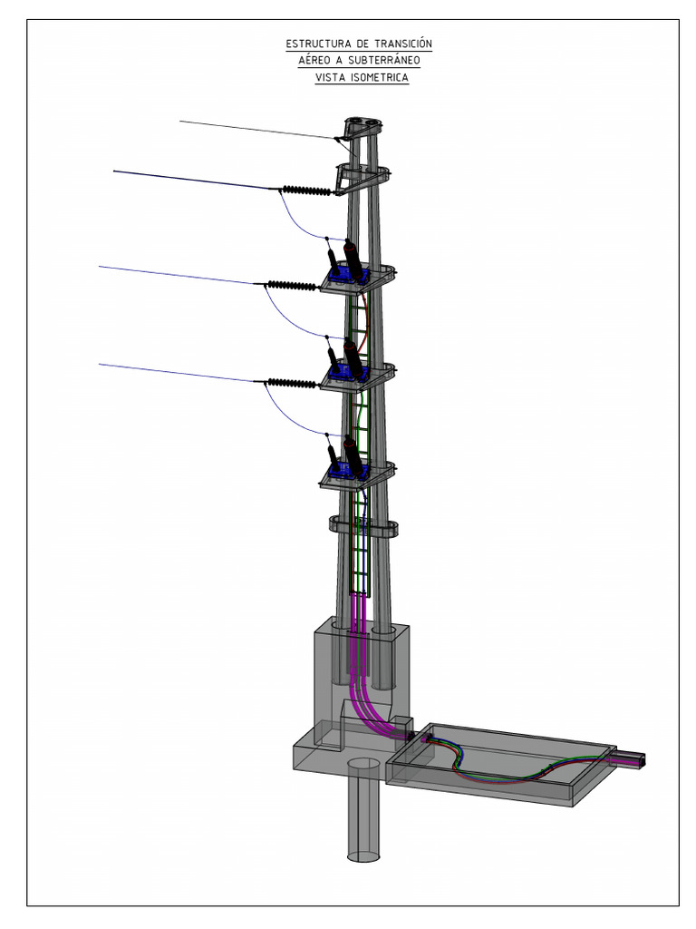 Estructura de Transición - Aéreo a Subterráneo_3 | PDF