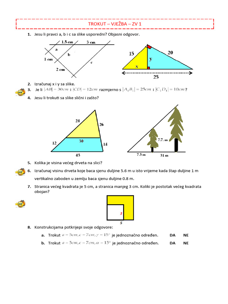 ZV1 Zadatci Za Vježbu | PDF