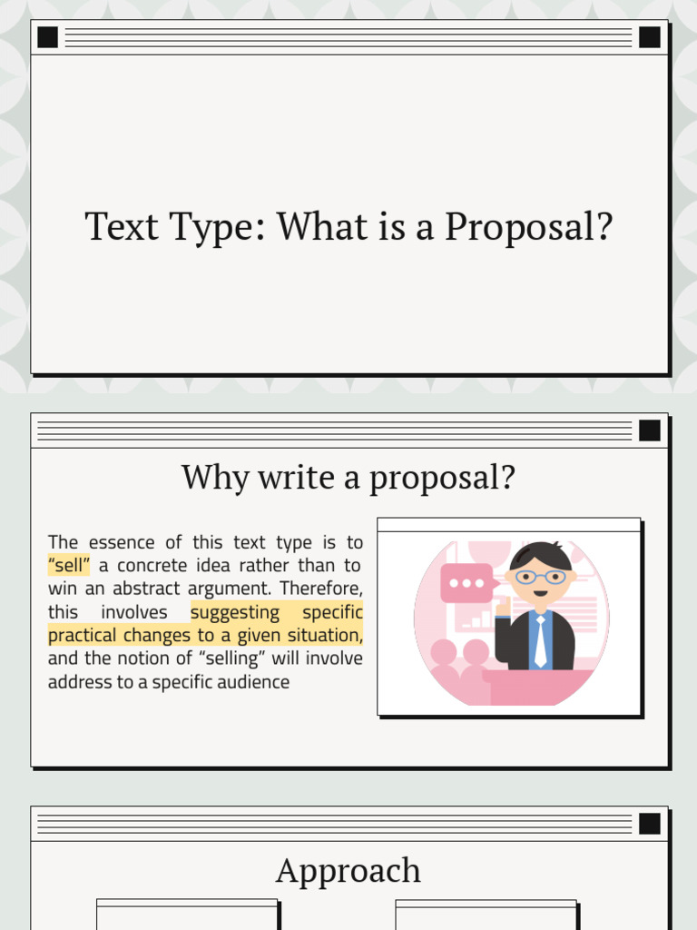 Lesson Notes Text Type - Proposal | PDF | Methodology | Communication