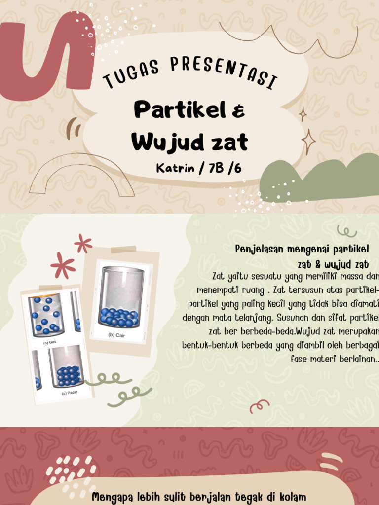 Wujud Zat & Partikel Zat | PDF