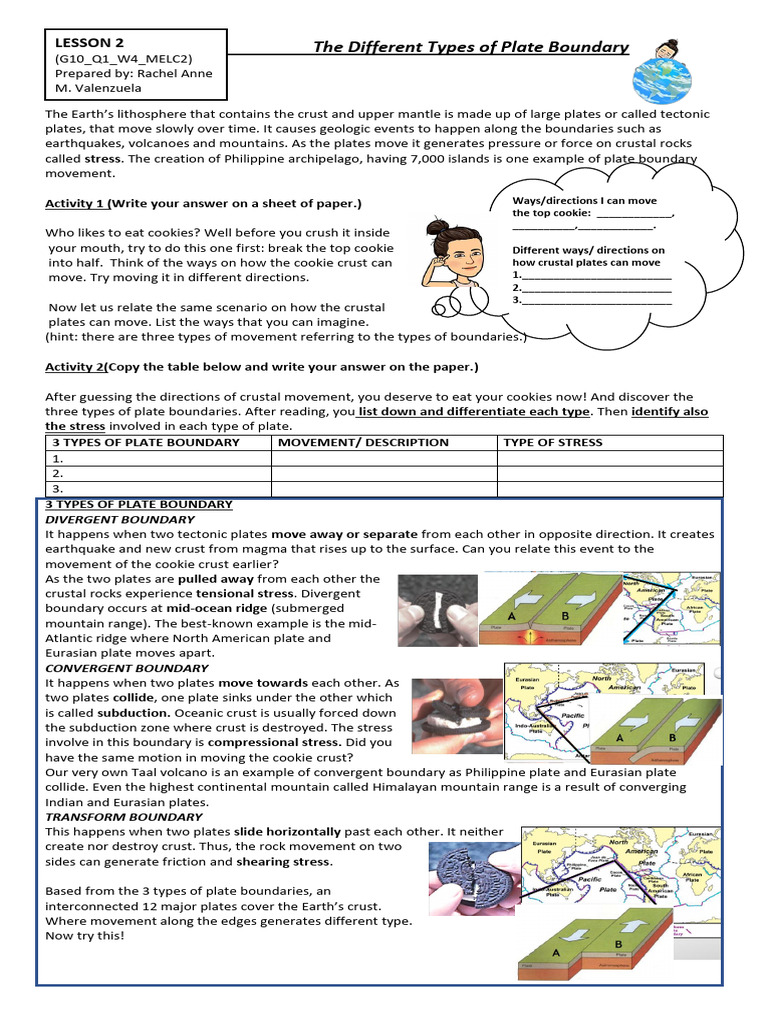 Understanding Plate Boundaries | PDF | Plate Tectonics | Crust (Geology)